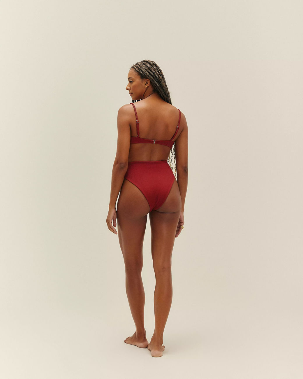 RIBBED MIA TOP BORDEAUX